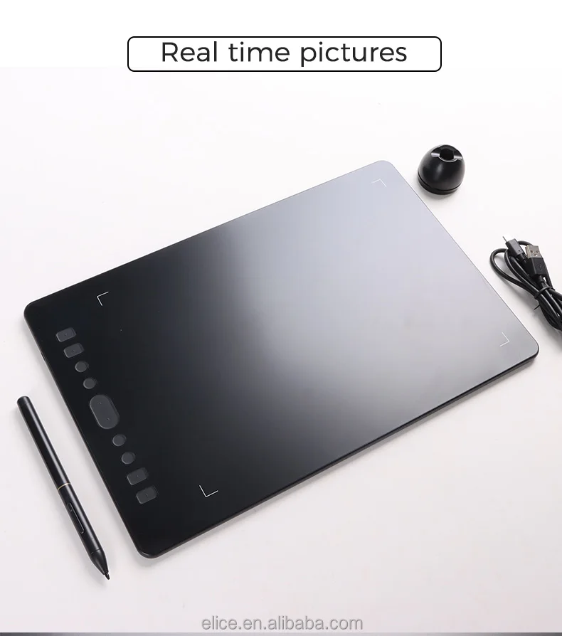 Professional 8192 Level Drawing Tablet Lcd Display Digital Graphic Pen ...