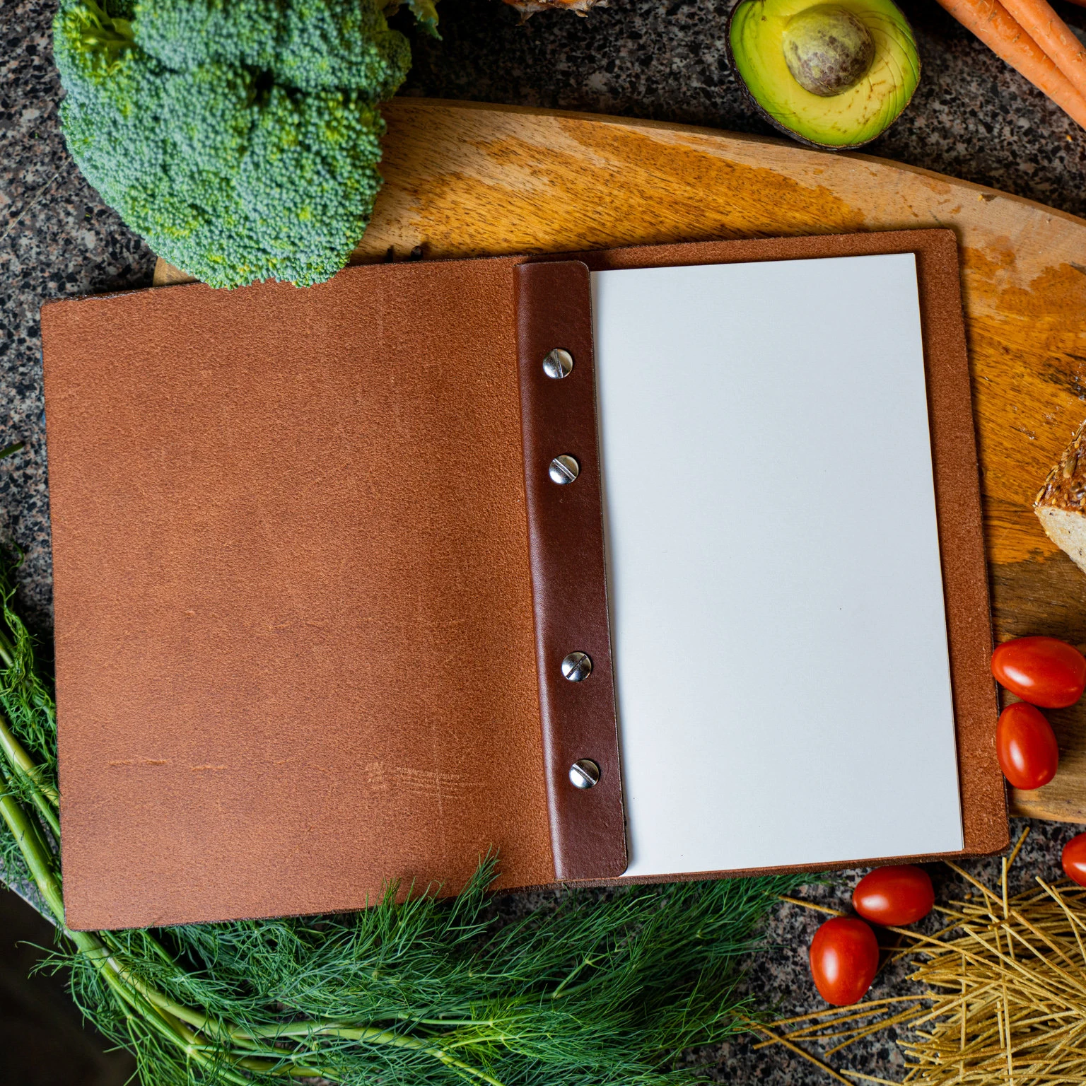 Screw Post Binding Leather Menu Cover With Logo Soft Menu Folder Book ...