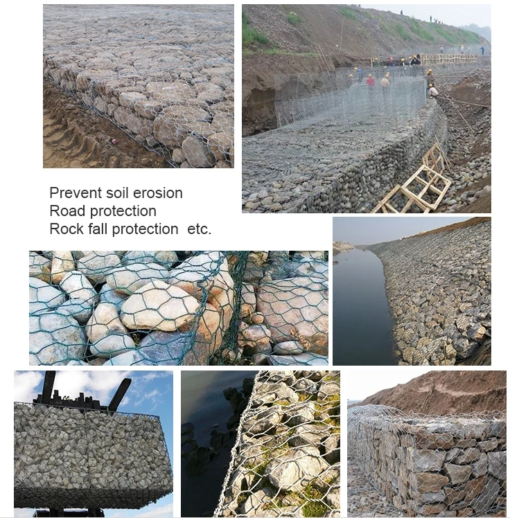 High Tensile Slope Protection Gabion Rockfall Netting Galvanized Wire ...