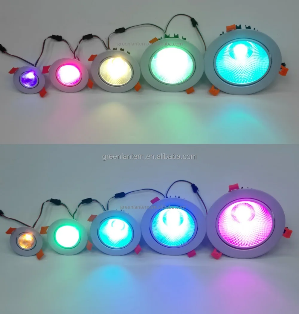 24V WS2811 IC Pixel Addressable RGB LED Spot Light 3/5/10/15/20W ...