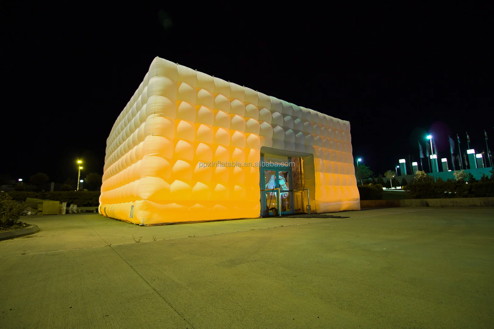 Outdoor Blow up Portable Lighted Inflatable Light Party Led Light White ...