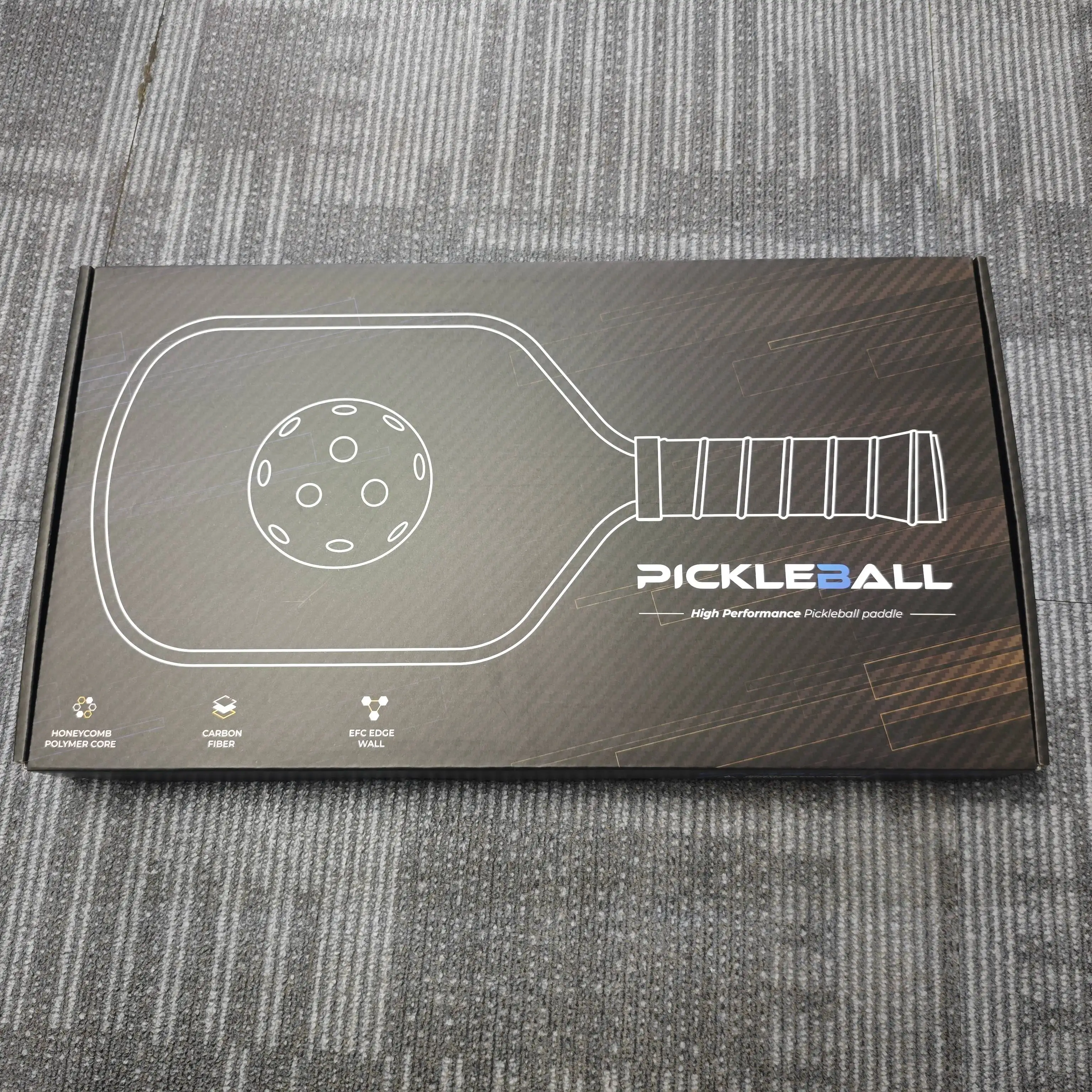 Pickleball Paddle Edgeless Hybrid Thermoformed Custom T700 14mm Toray ...