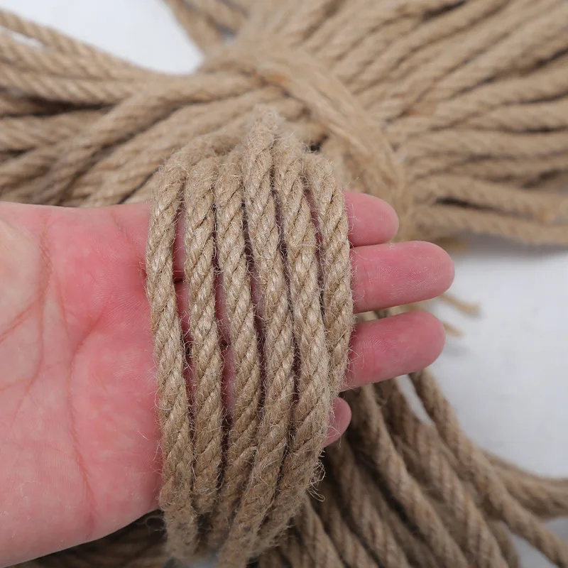 Strands Power Hemp Rope Twisted Manila Jute Rope Natural Sisal Rope For ...