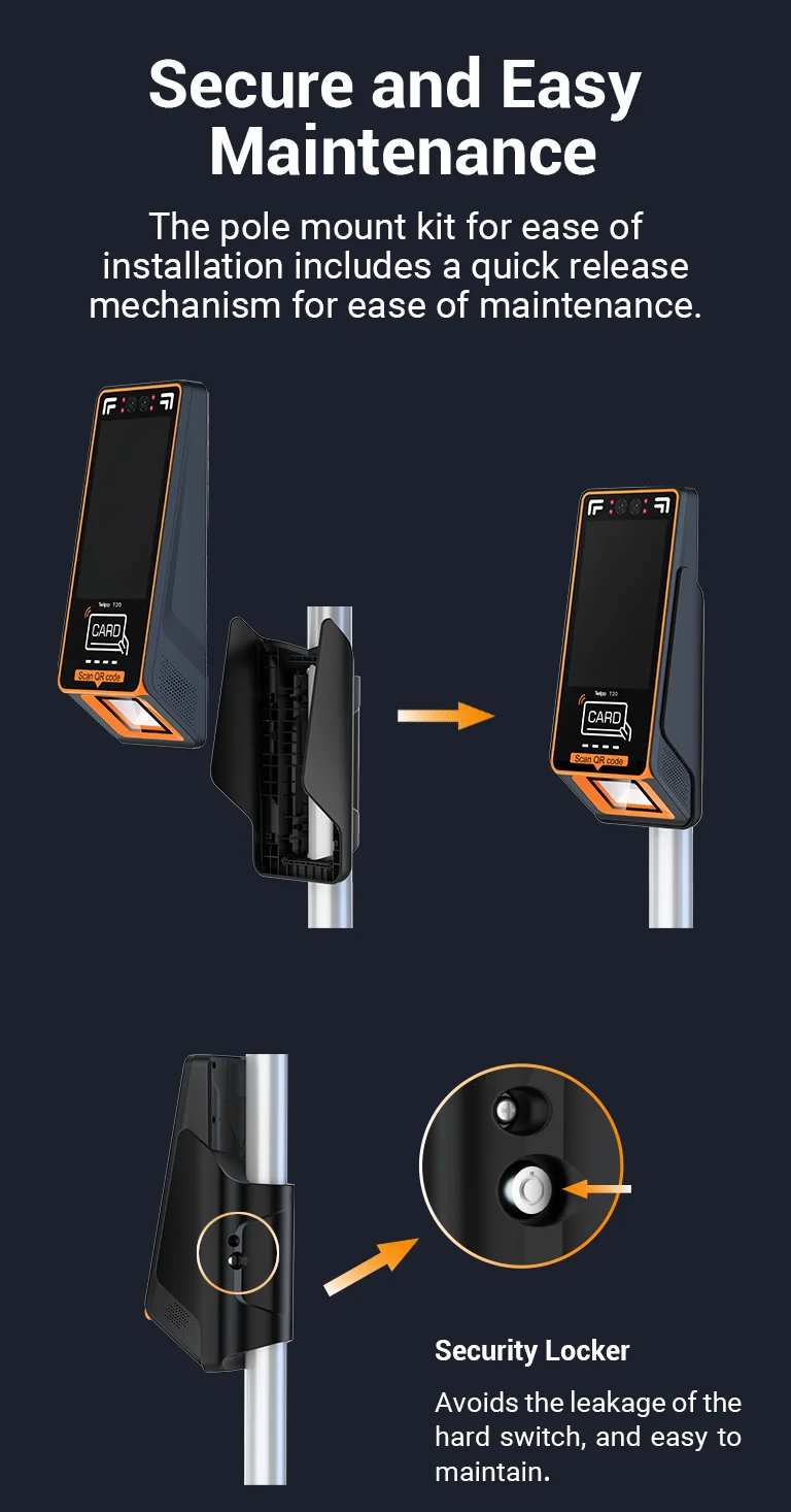 Telpo T20 - Electronic Validators for Automated Fare Collection