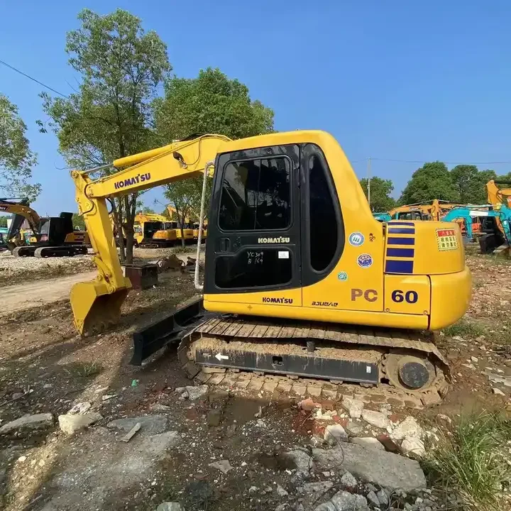 Small Digger High-class Multi Function 6 Ton Used Komatsu Pc60-7 Excavator Used Mini Excavator ...