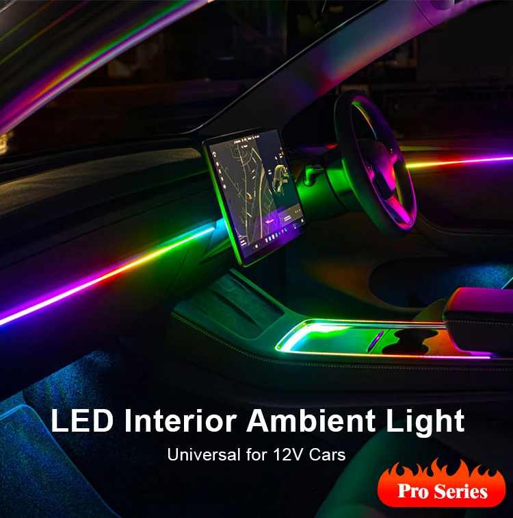 Factory Custom Ambient Lighting - Easy Install for Cars