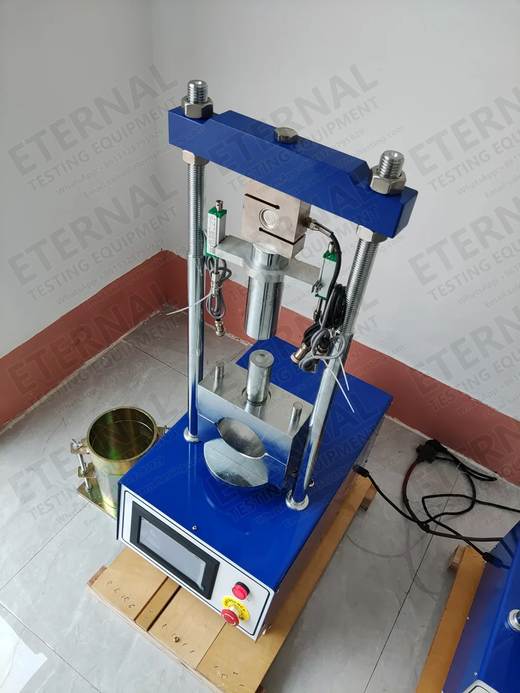 Marshall/cbr Test Machine Digital Measurement 50 Kn For Soil - Buy Cbr ...