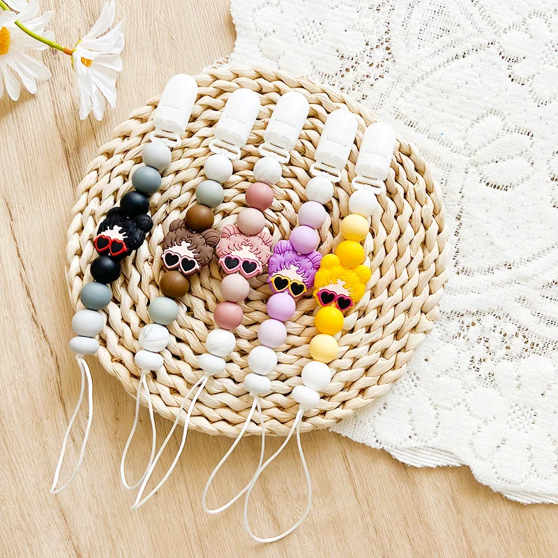 Hot Selling Silicone Animal Beads Diy Keychin Jewelry Making Teething ...