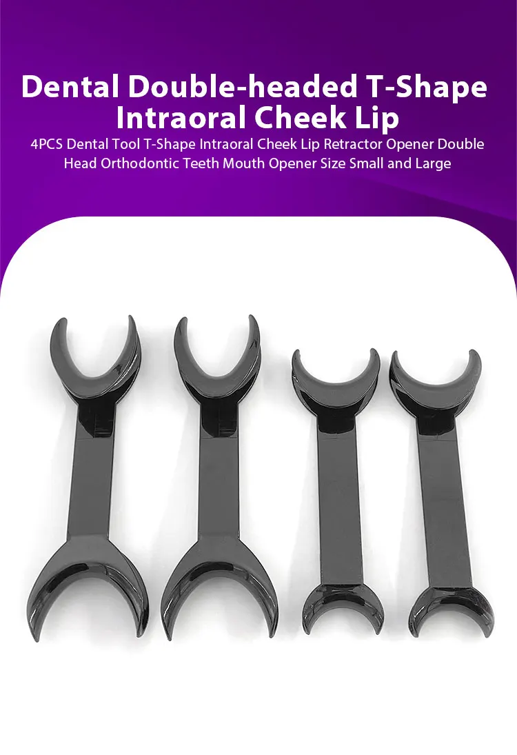 Dental Tool T-Shape Intraoral Cheek Lip Retractor Opener Double Head ...