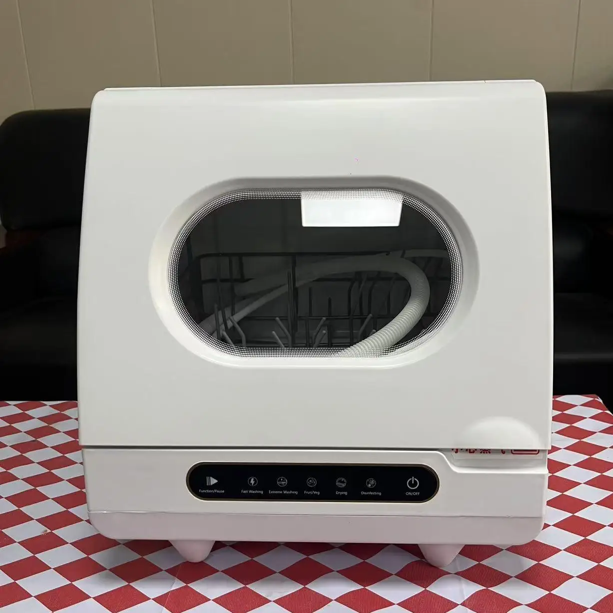 5-place Setting Portable Countertop Dishwasher for Home Use with Ozone ...