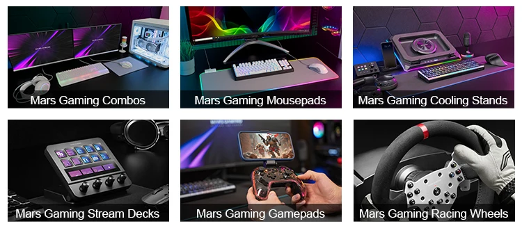 Mars Gaming Mh124 Frgb Rainbow Ergonomic Design Flexible Microphone ...