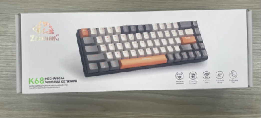 K68 Wireless Mechanical Keyboard 68 Keys Hotswap 2.4g/bt5.0 Dual-mode ...