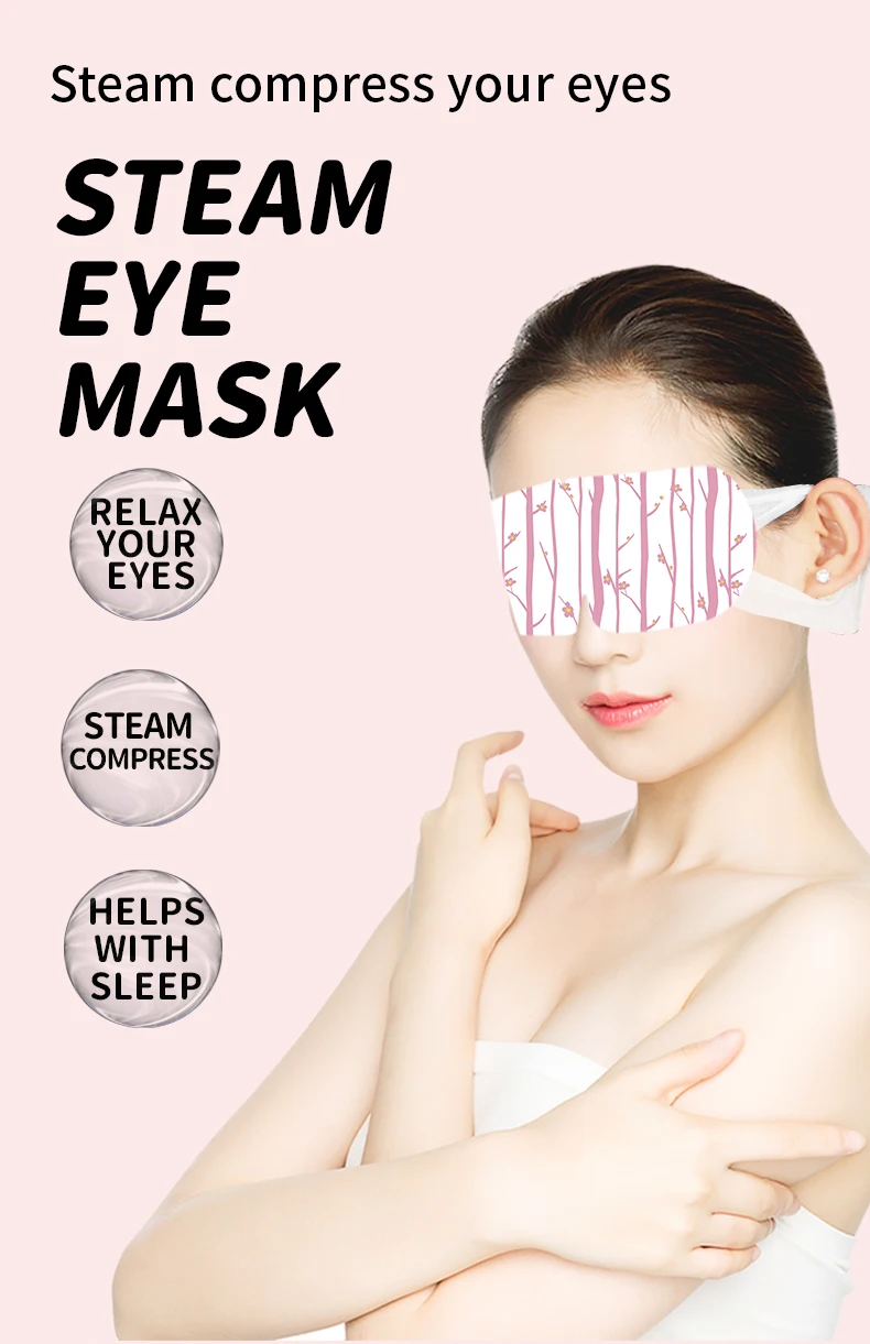 Customized Top Aromatherapy Hot Compress Eye Mask for Relief