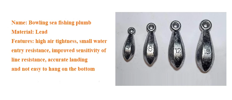 Wholesale Price Small Quantities Reef Sinker Bank Sinkers