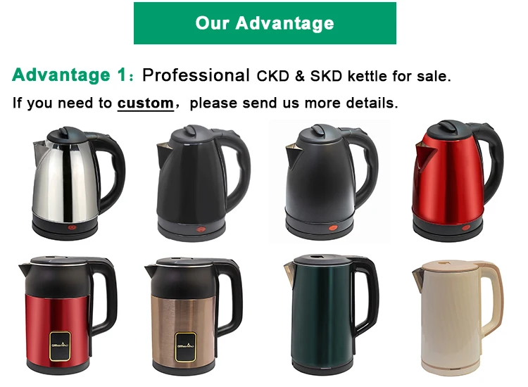 Davinci Wholesale Price Skd Parts Electric Kettle CKD Parts