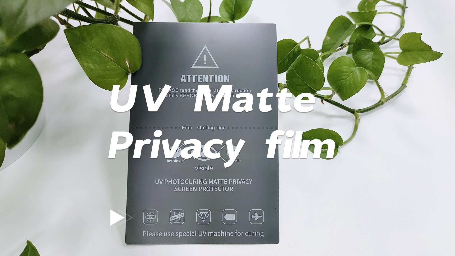 Universal 12*18cm Anti-peep Anti-spy Privacy Matt Uv Screen Protector ...