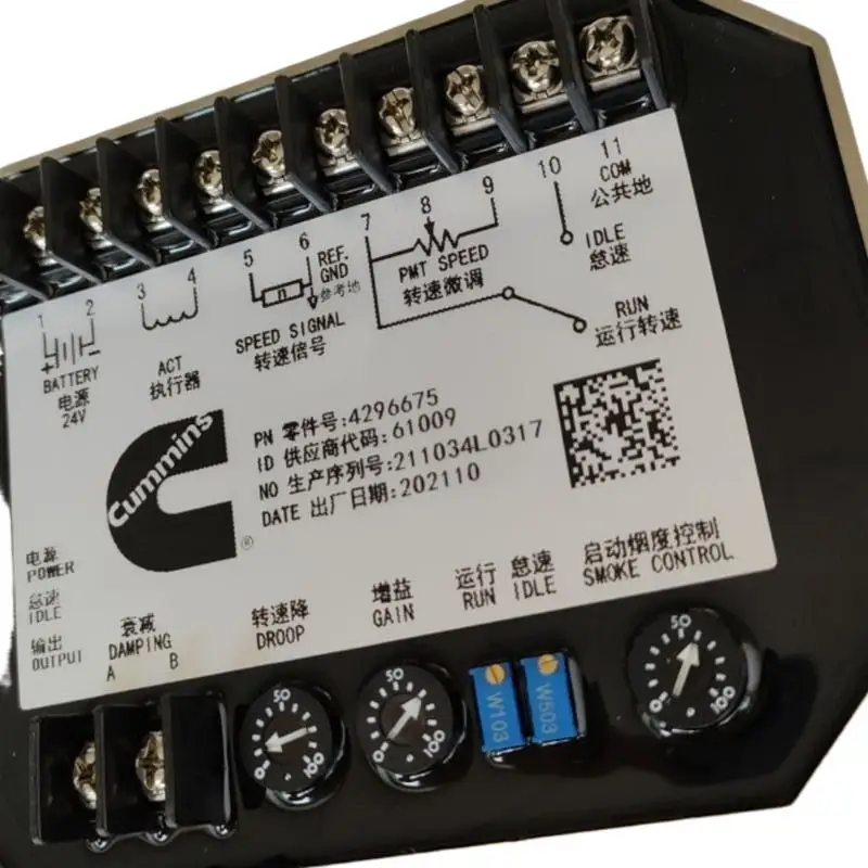 Cummins K19 Diesel Engine Electronic Speed Control Board for K38 Generator Set, Controller Part ...