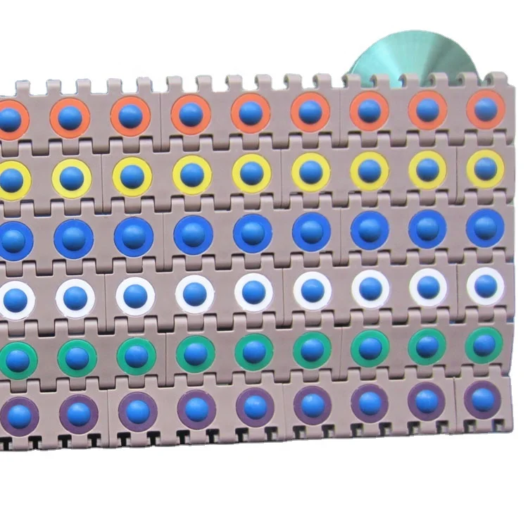 Universal Ball Packing Conveyor Modular Belt For Tyre And Carton Box ...