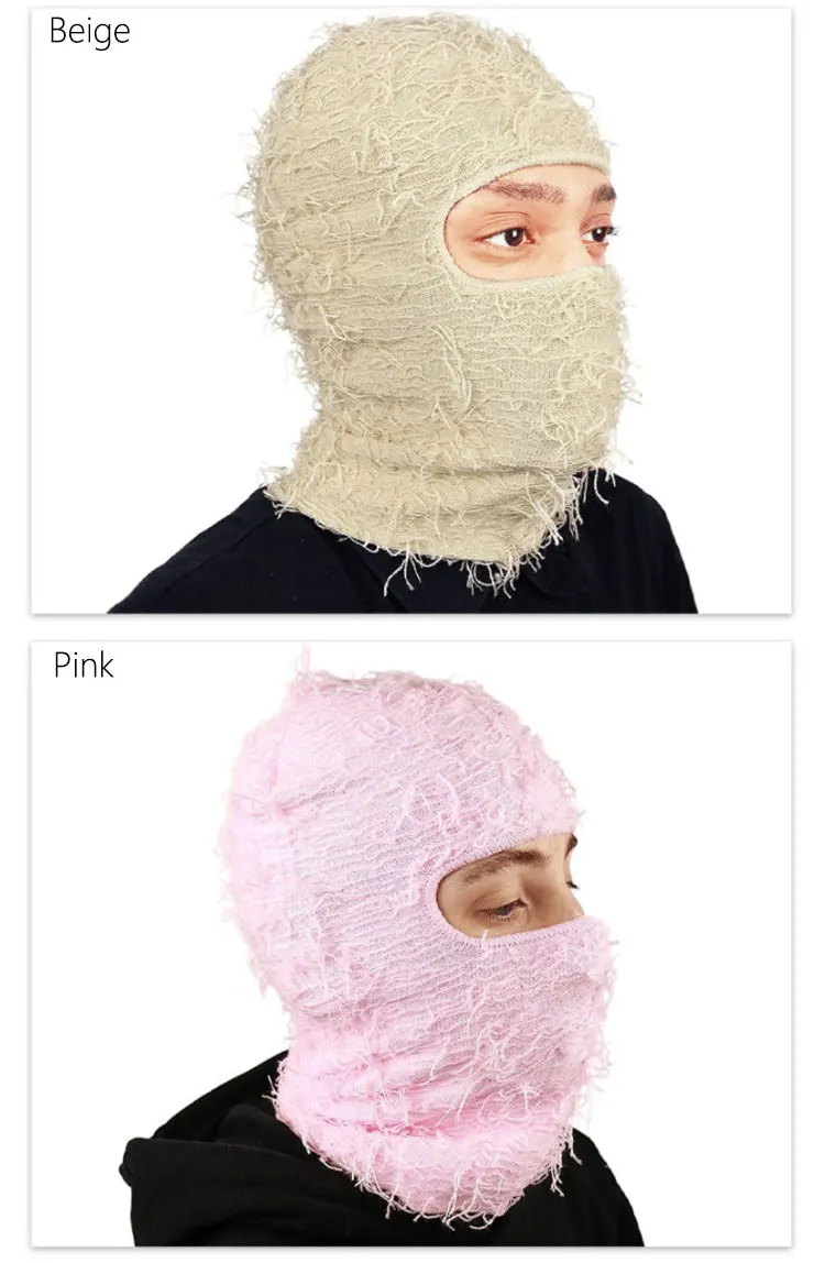 Wholesale Knit Full Face Shiesty Mask Fuzzy Ski Mask