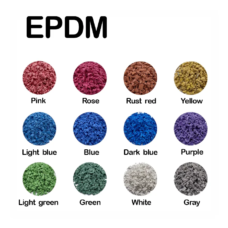 Uni Hot Sale Safely Recycled Colored Epdm Rubber Particles For Rubber ...
