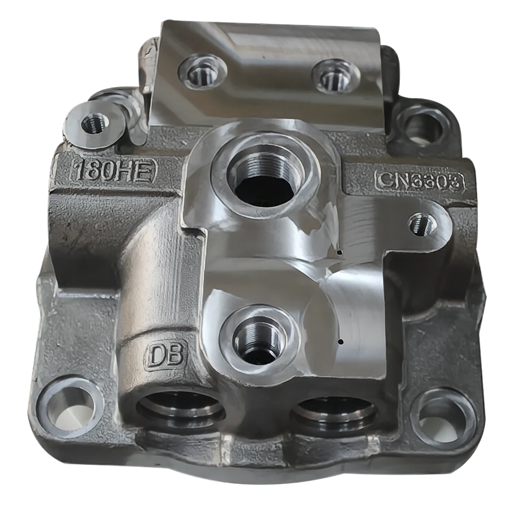 Excavator Rotary Motor Cover With Threaded Foot Connection Suitable For ...