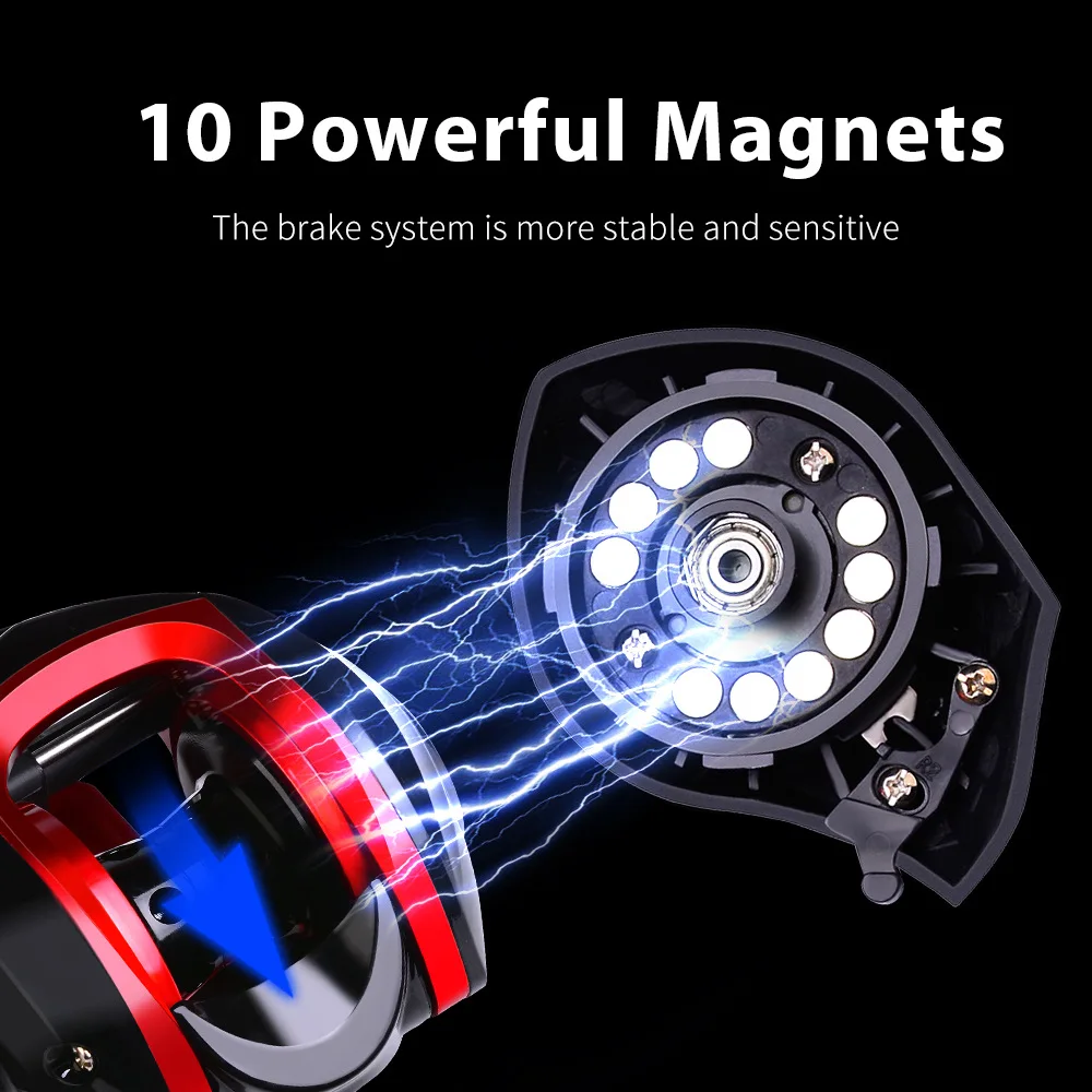 Bfs Ryobi Reinforced Cnc Wire Spool Casting Round Speed Drag Magnetic ...