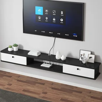 Wall-mounted Suspended Tv Cabinet Modern Minimalist Small Apartment ...