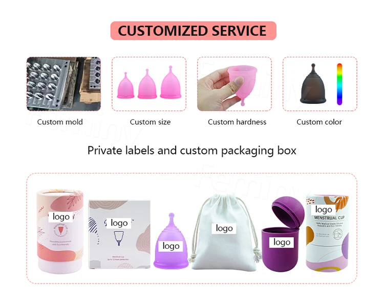 Feminy Eco-Friendly Medical Silicone Period Cup Copa Menstrual ...