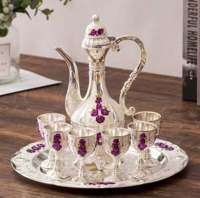 新的传统阿拉伯咖啡套装与传统咖啡壶欧洲otoman阿拉伯咖啡礼品套装| Alibaba.com