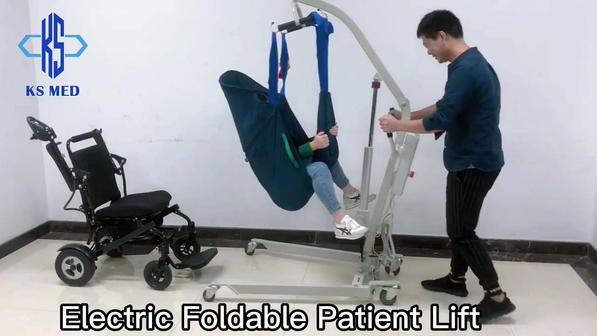 Ksm-210 Foldable Patient Transfer Lift Electric Patient Transfer Lift ...