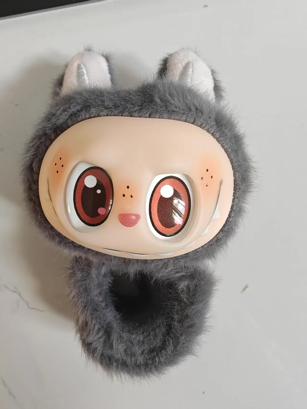 LABUBU Plush Clap Ring Bracelet - Kawaii Stress Relief