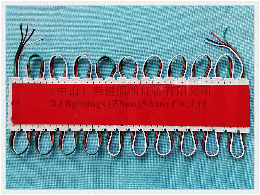 RGB LED Light Module for Signs Letters SMD 5050 Waterproof RGB DC12V 1W ...