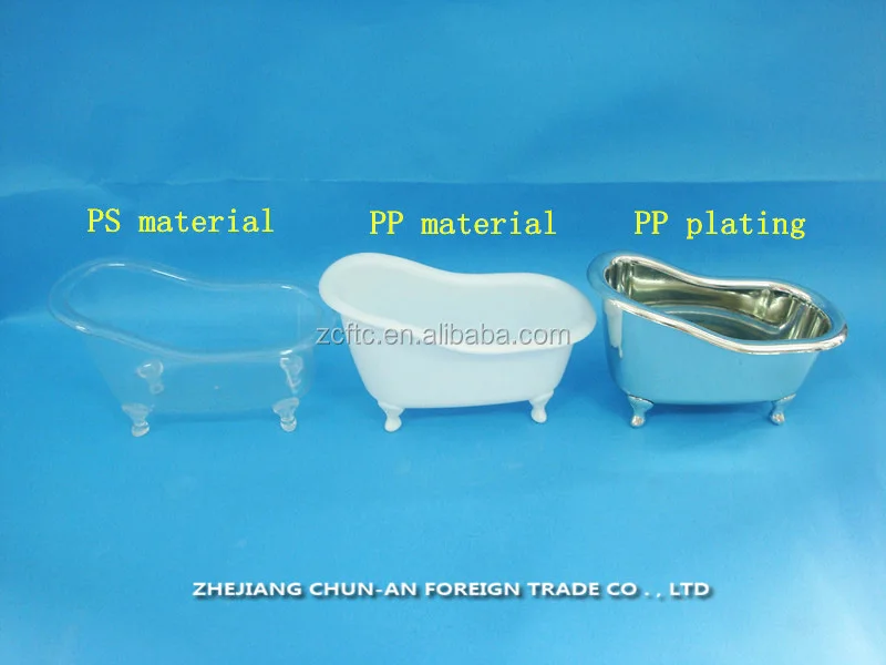 Mini Plastic Decorative Bathtub - Perfect for Gift & Craft