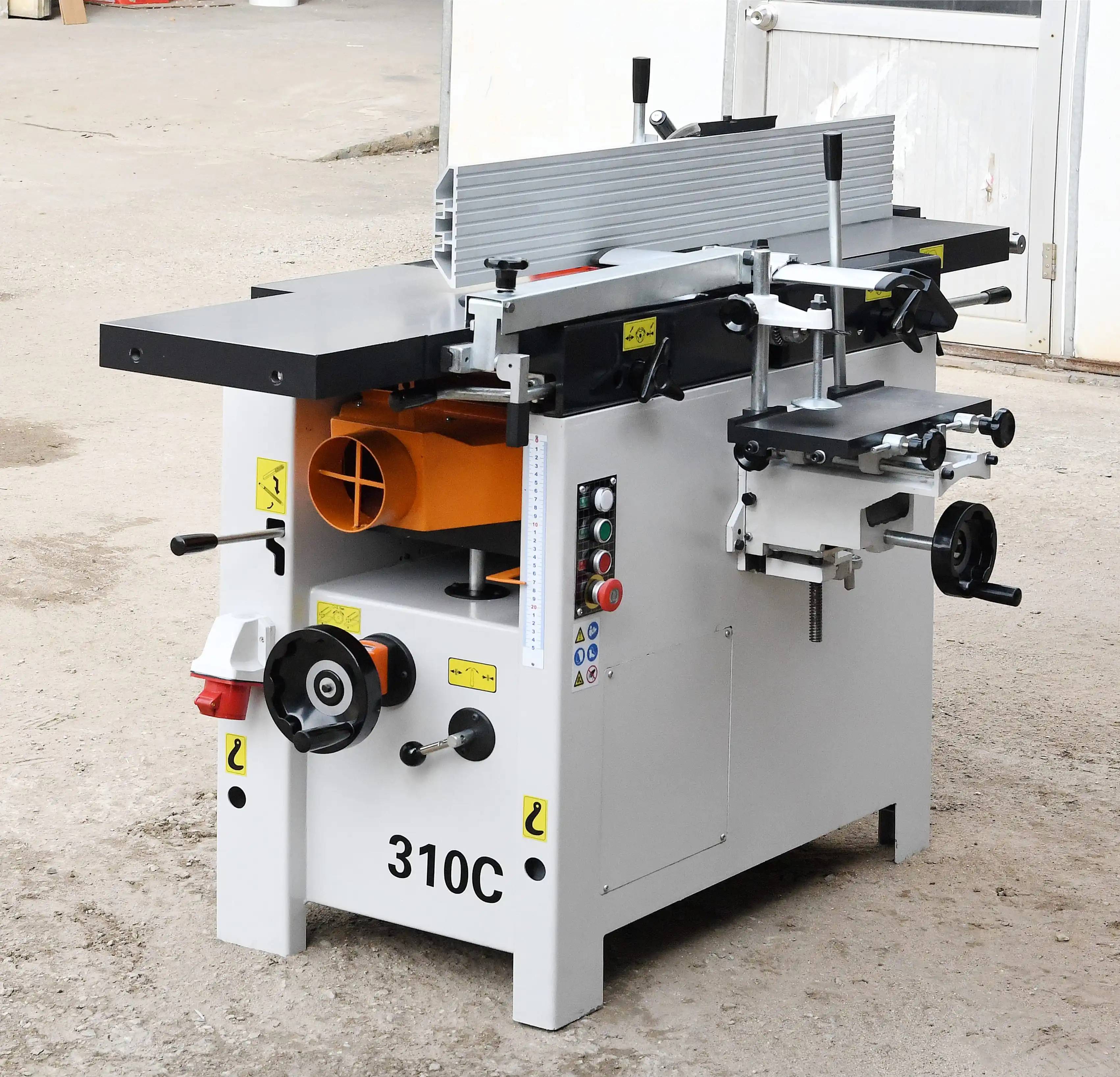 Combination table saw planer thicknesser and spindle moulder store