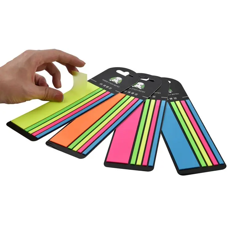 Custom Stationery Long Colorful Index Tabs Fancy Transparent Sticky ...