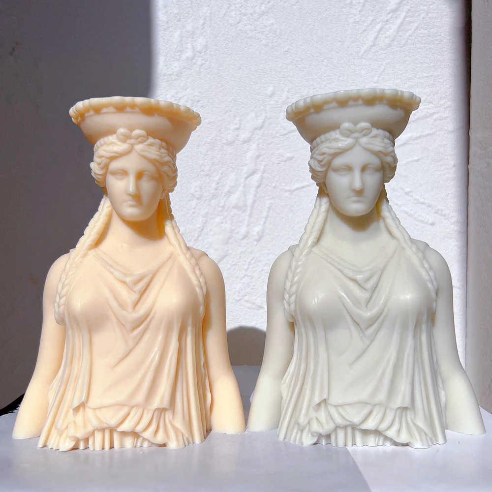 Greek Roman Goddess Figure Bust Silicone Molds Greek Art Sculpture Wax ...