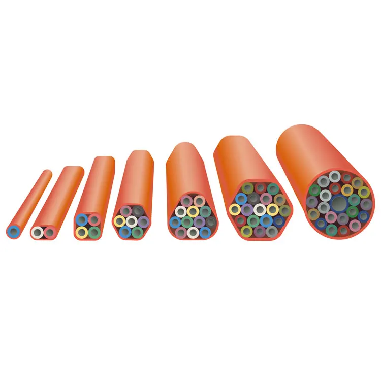 Outdoor Underground HDPE Microduct Conduit Bundle for FTTH