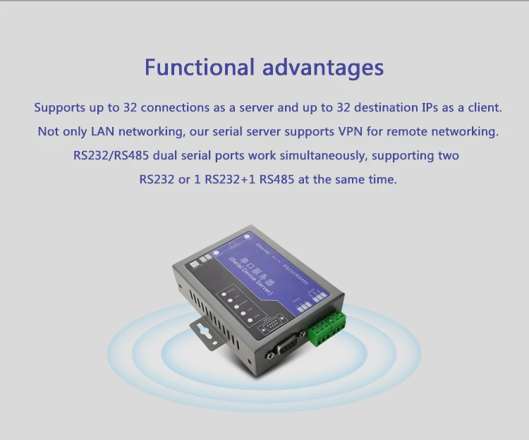 Ss2030 Modbus Rtu To Tcp Gateway Rs232 Rs485 To Ethernet Converter ...