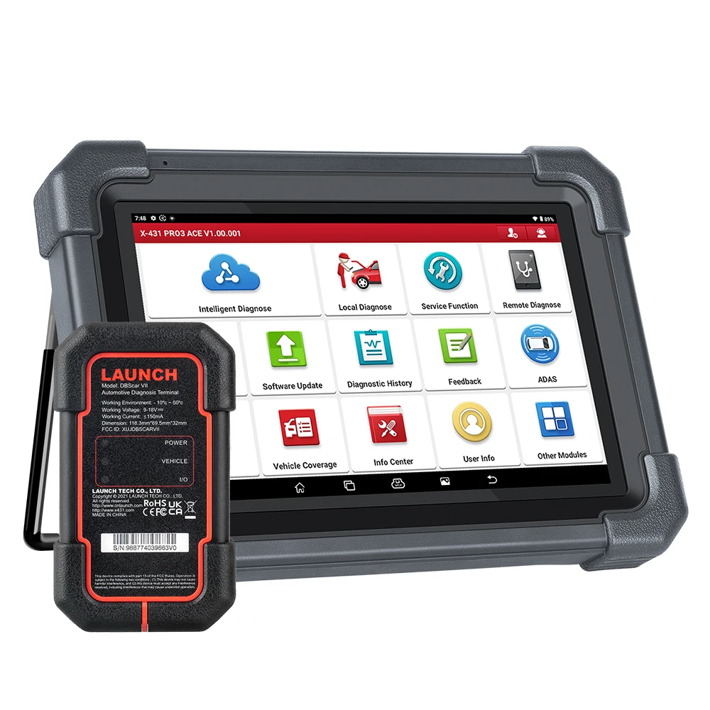 Launch X431 Pro Tt Eu Version Auto Diagnostic Code Reader Full System Online Coding ...