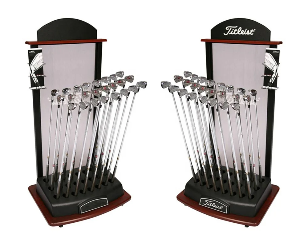 Golf Club Display Stand Rack - Easy Assembly & Customizable