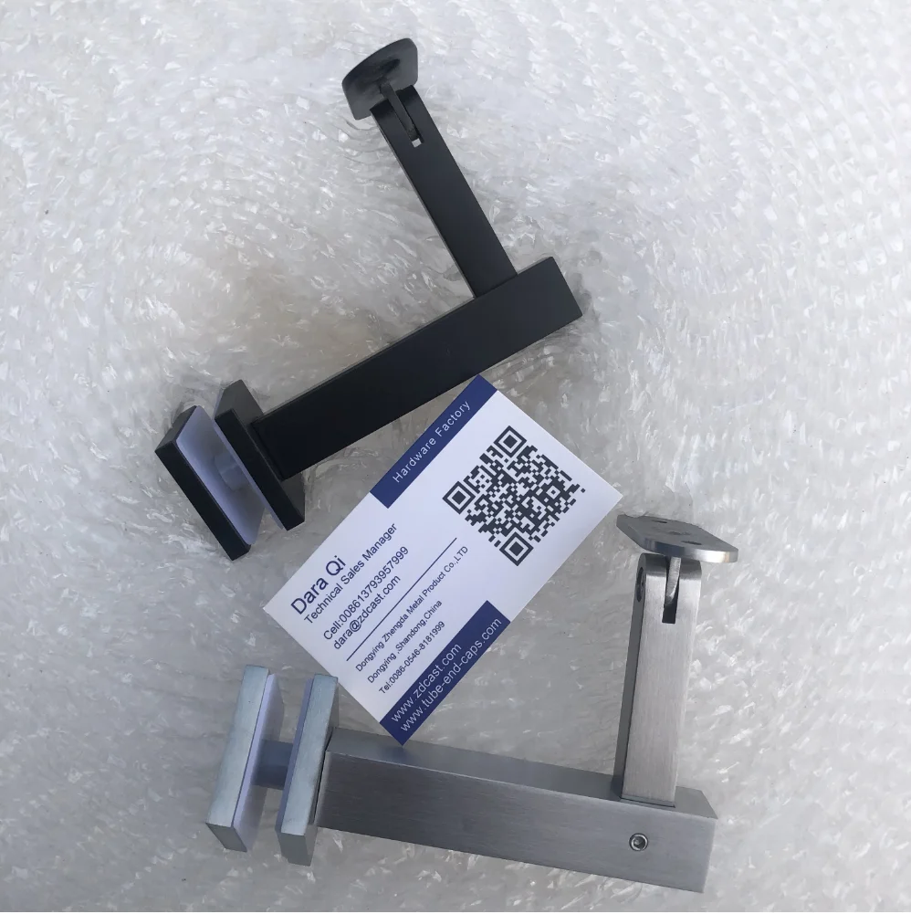 Modern Stairs Stainless Steel Handrail Balustrade Glass Bracket Wall to ...