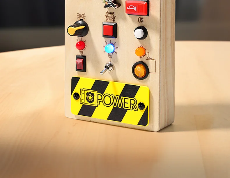 Educational Wheel Circuit Busy Board - Montessori Toys