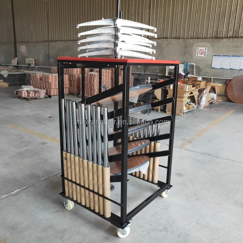 Black Color Metal Cocktail Table Handcart Pushcart Dolly For 30 ...