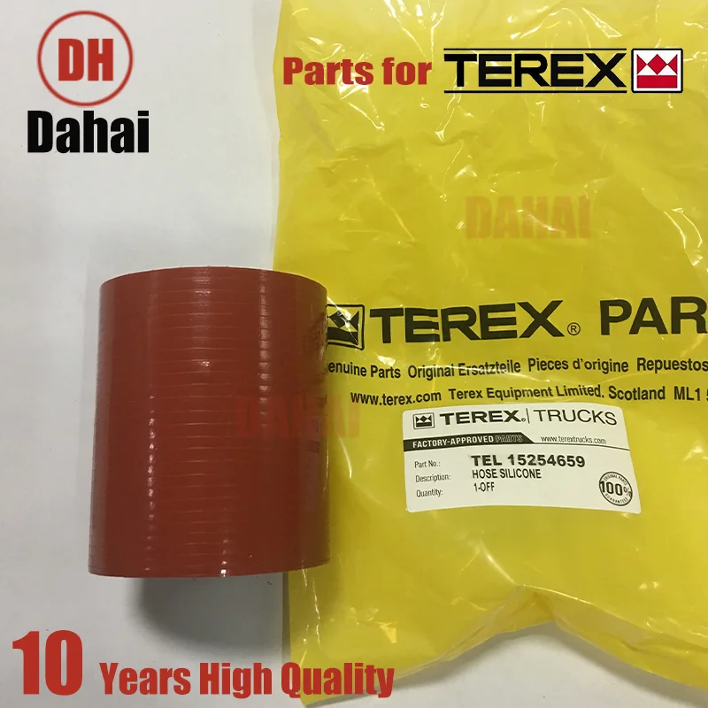 Japan Brand Dahai Terex Spare Parts Silicone Rubber Tube 15254659 For ...