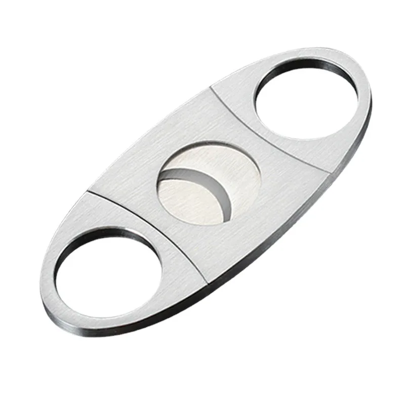Custom Double Finger Stretch Type Metallic Cutter Cigars Stainless ...