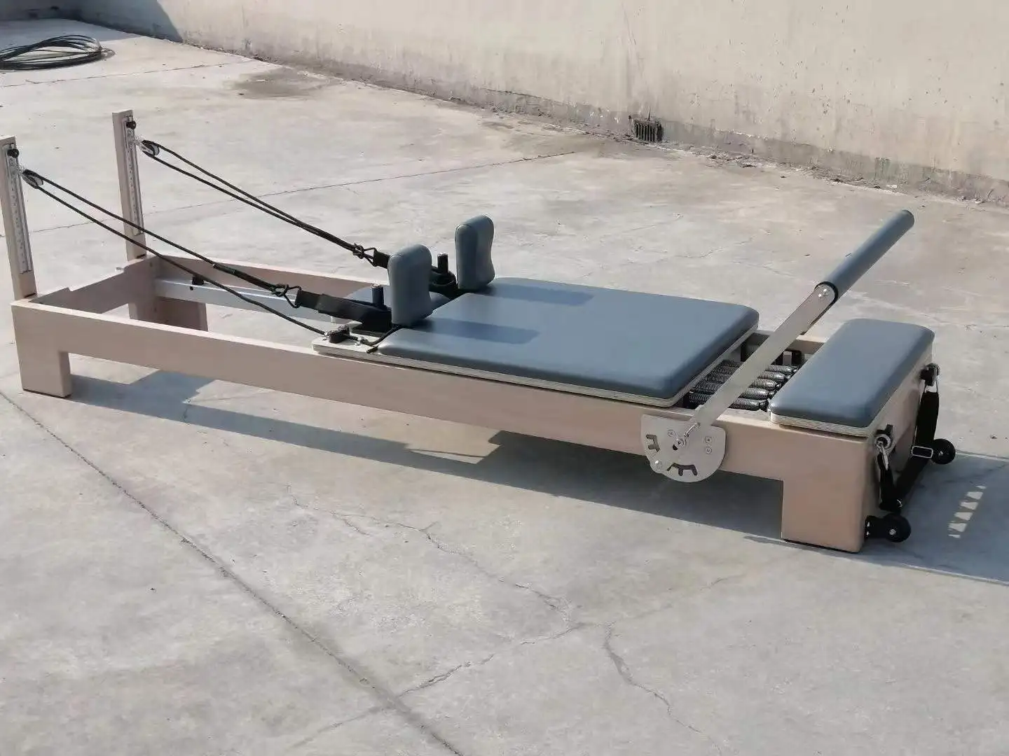 Pilates Reformer with Box and Springboard - Cadillac Pilates