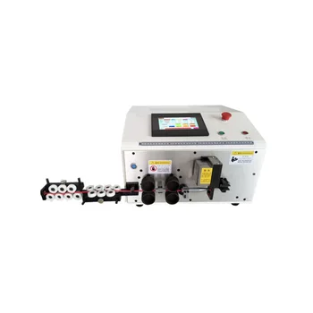 Micro Computer Automatic Cable Cutting Stripping And Bending Machine ...