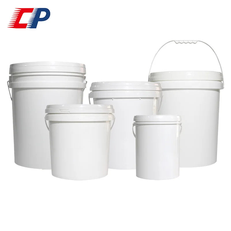 Custom Colors Logo Printing 1l - 5l Plastic Buckets Food Grade Bucket ...