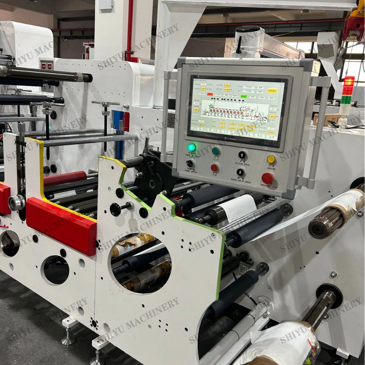 High-Speed 330 MM Paper Label Flexographic Printers Roll to Roll UV ...
