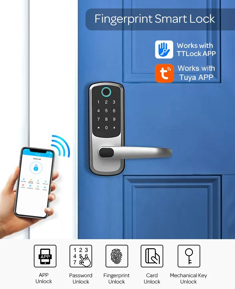 Tuya Ttlock Digital Deadbolt - Secure Your Door Smartly